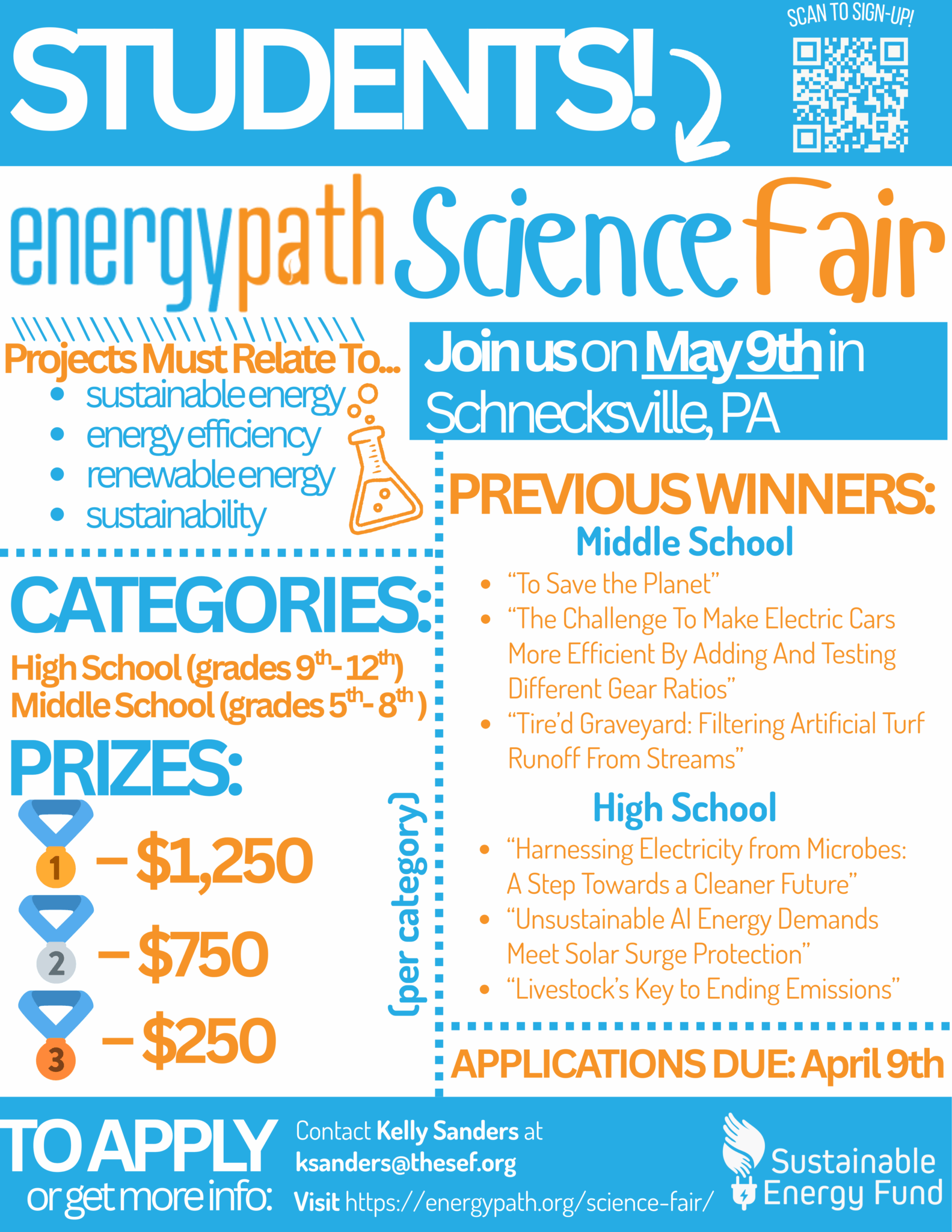 Science Fair - Energypath - Sustainable Energy Fund